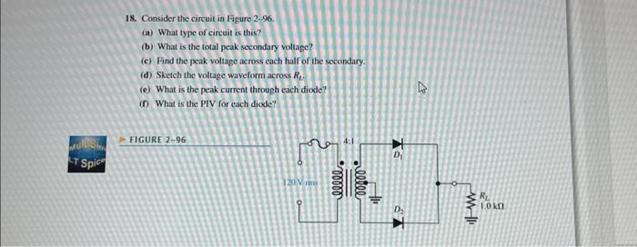 Solved 18. Consider the circuit in Figure 2-96. (a) What | Chegg.com