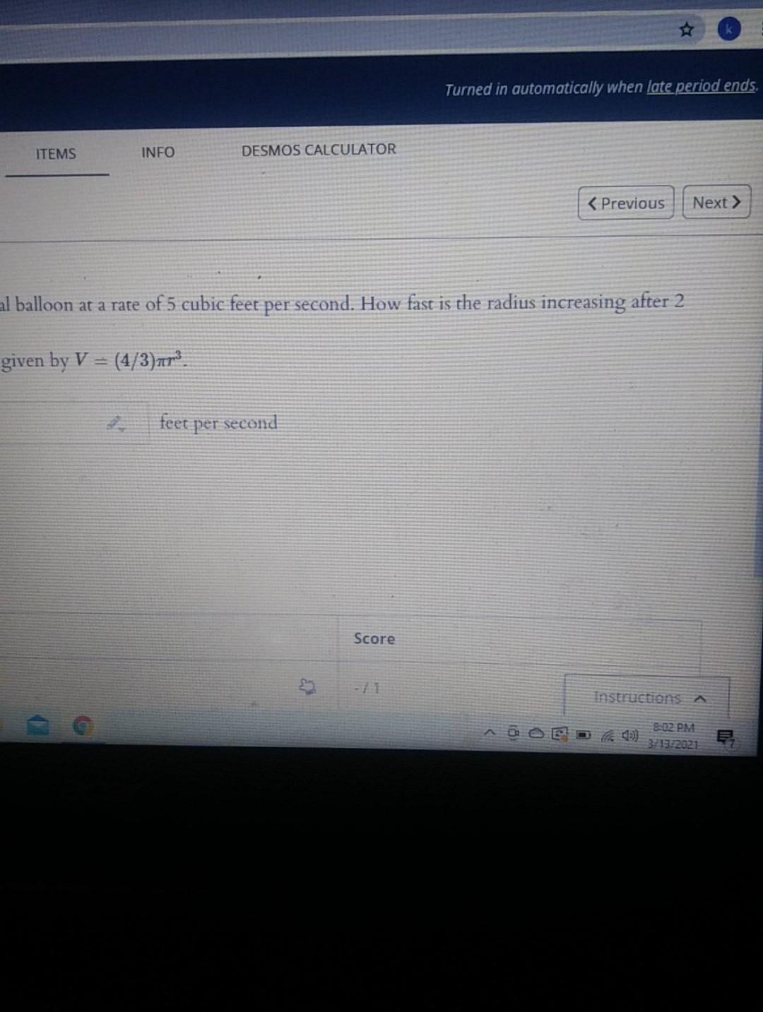 Solved DO HW 7: Related Rates - Edfinity х + | Chegg.com