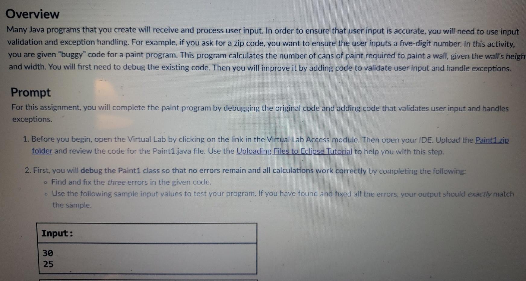 Solved Overview Many Java programs that you create will | Chegg.com