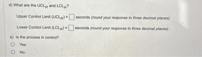 Solved Refer to the Control Chart Factor in your lecture | Chegg.com
