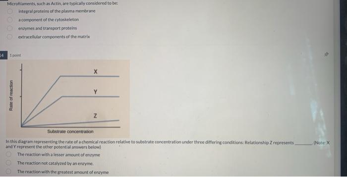 Solved Microfilaments, such as Actin, are typically | Chegg.com