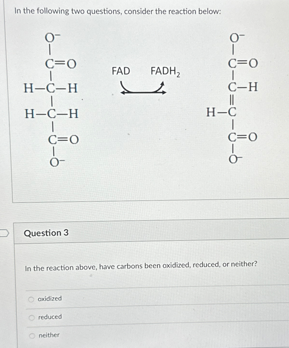 Solved In the following two questions, consider the reaction | Chegg.com