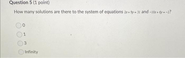 Solved How many solutions are there to the system of | Chegg.com