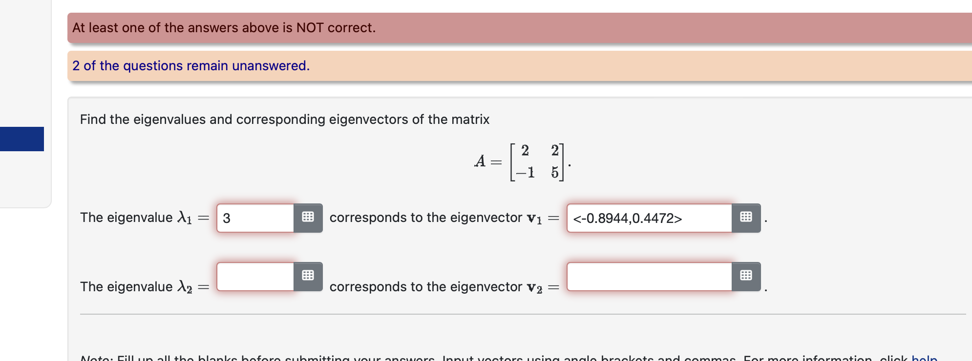 Solved Find the eigenvalues and corresponding eigenvectors | Chegg.com