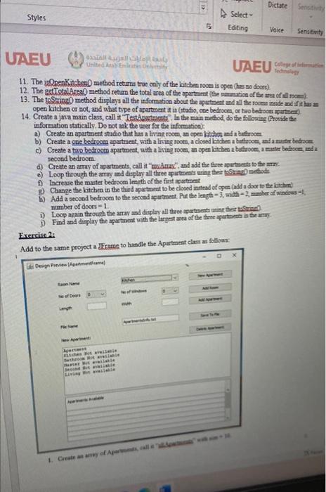 Solved Add to the same project a JFrame to handle the | Chegg.com