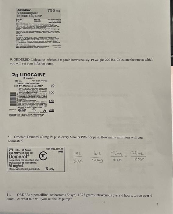 Solved Daxter Vancomycin Injection, USP GALAXY Single-Done | Chegg.com