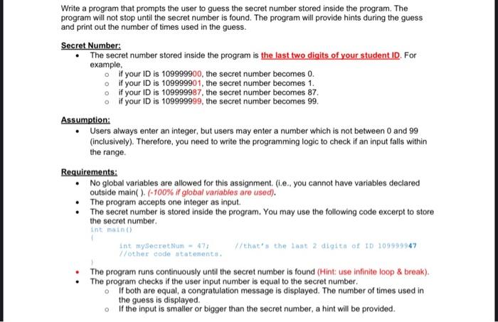 Solved Write A Program That Prompts The User To Guess The 