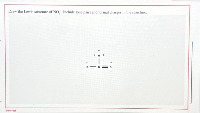 Solved Draw the Lewis structure of CO32−. Include lone | Chegg.com