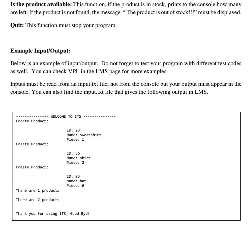 Solved In this question, you are expected to implement a | Chegg.com
