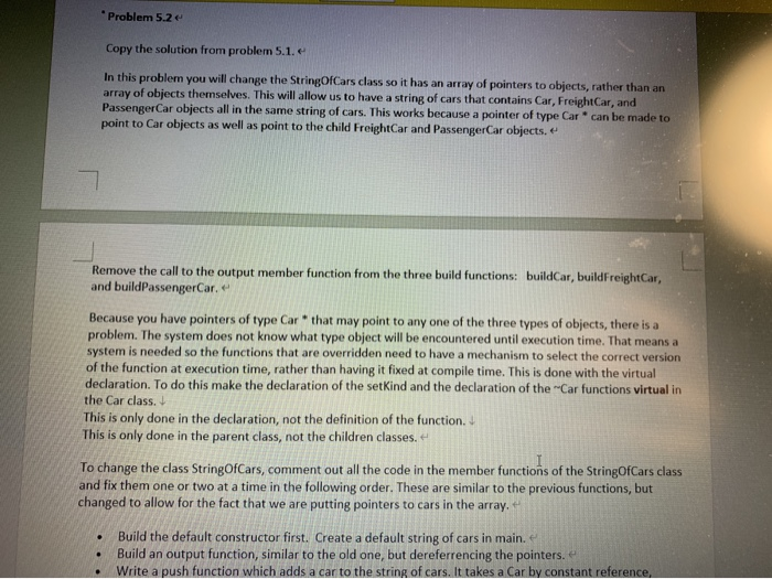 Solved C++ program i need answers for problem5.1 and | Chegg.com