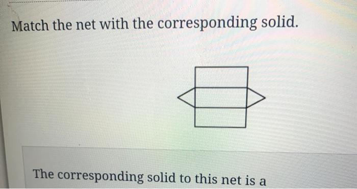 Solved Match the net with the corresponding solid. The | Chegg.com