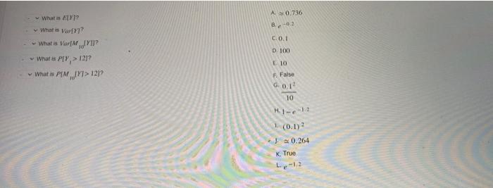 Solved Let Y1,Y2,….,Y10 represent an iid sequence of | Chegg.com