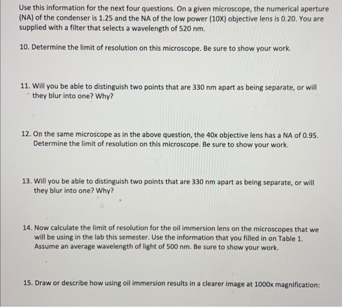 Solved Use this information for the next four questions. On | Chegg.com