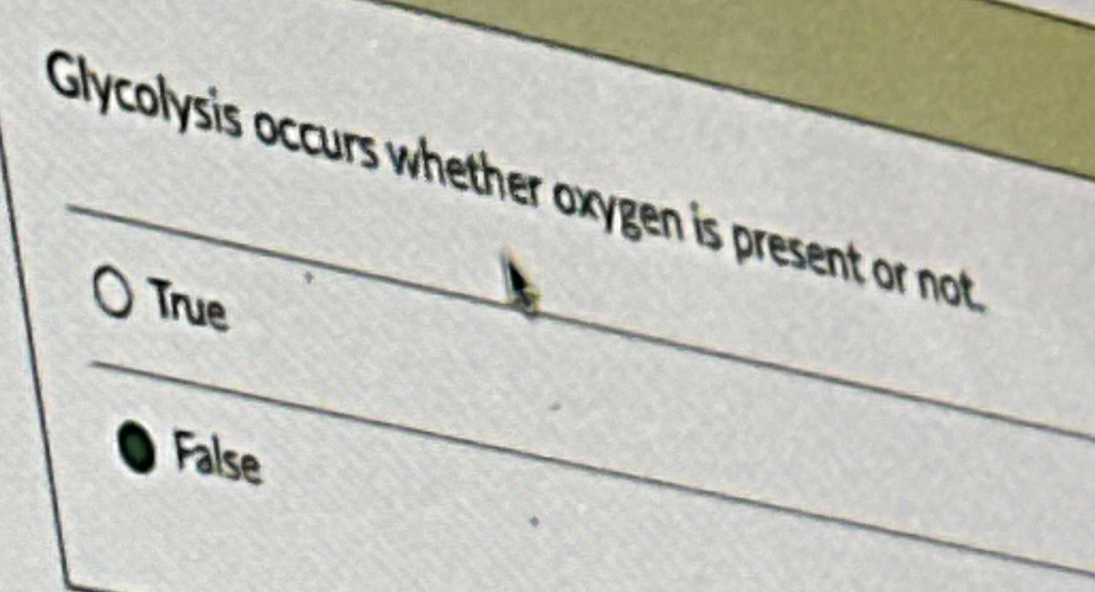 Solved Glycolysis occurs whether oxygen is present or | Chegg.com