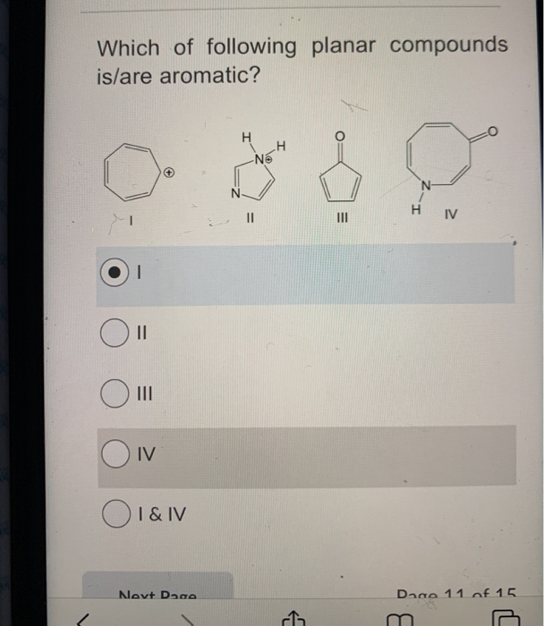 Solved Which of following planar compounds is/are aromatic? | Chegg.com