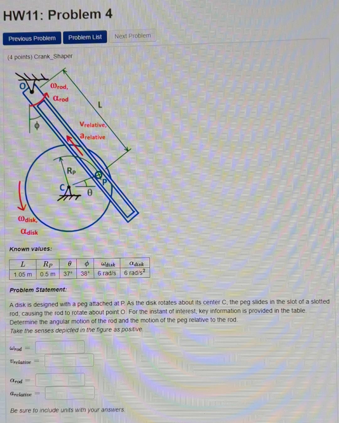 Solved HW11: Problem 4 Previous Problem Problem List Next | Chegg.com