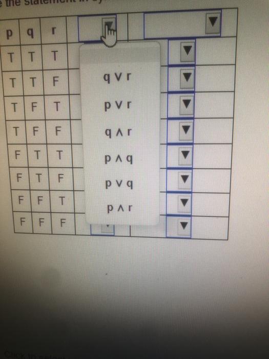 Solved Construct a truth table for the statement (pvq) q. | Chegg.com