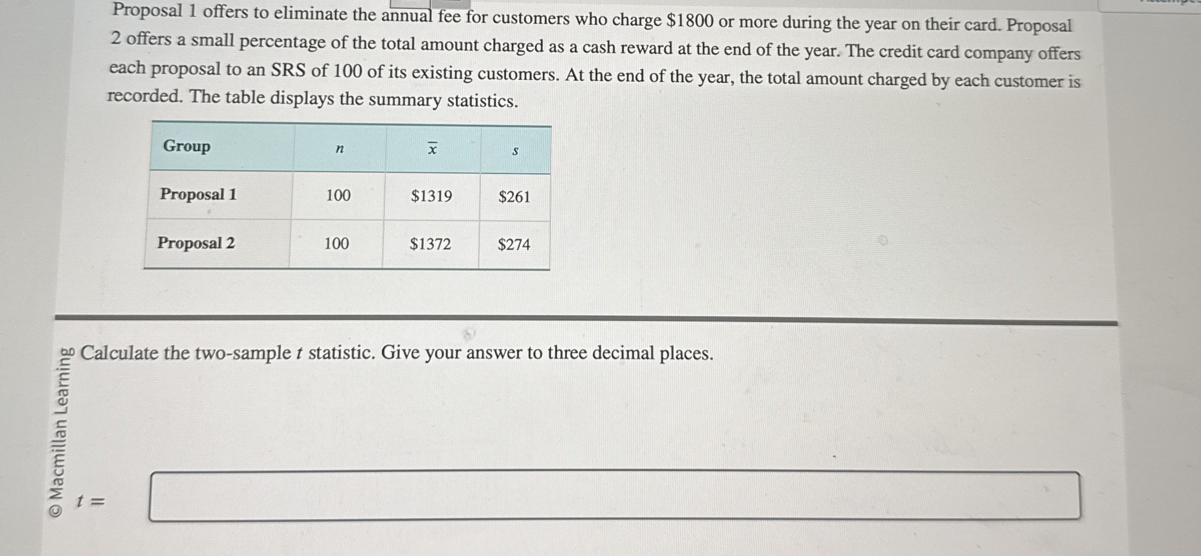 Solved Proposal 1 ﻿offers to eliminate the annual fee for | Chegg.com