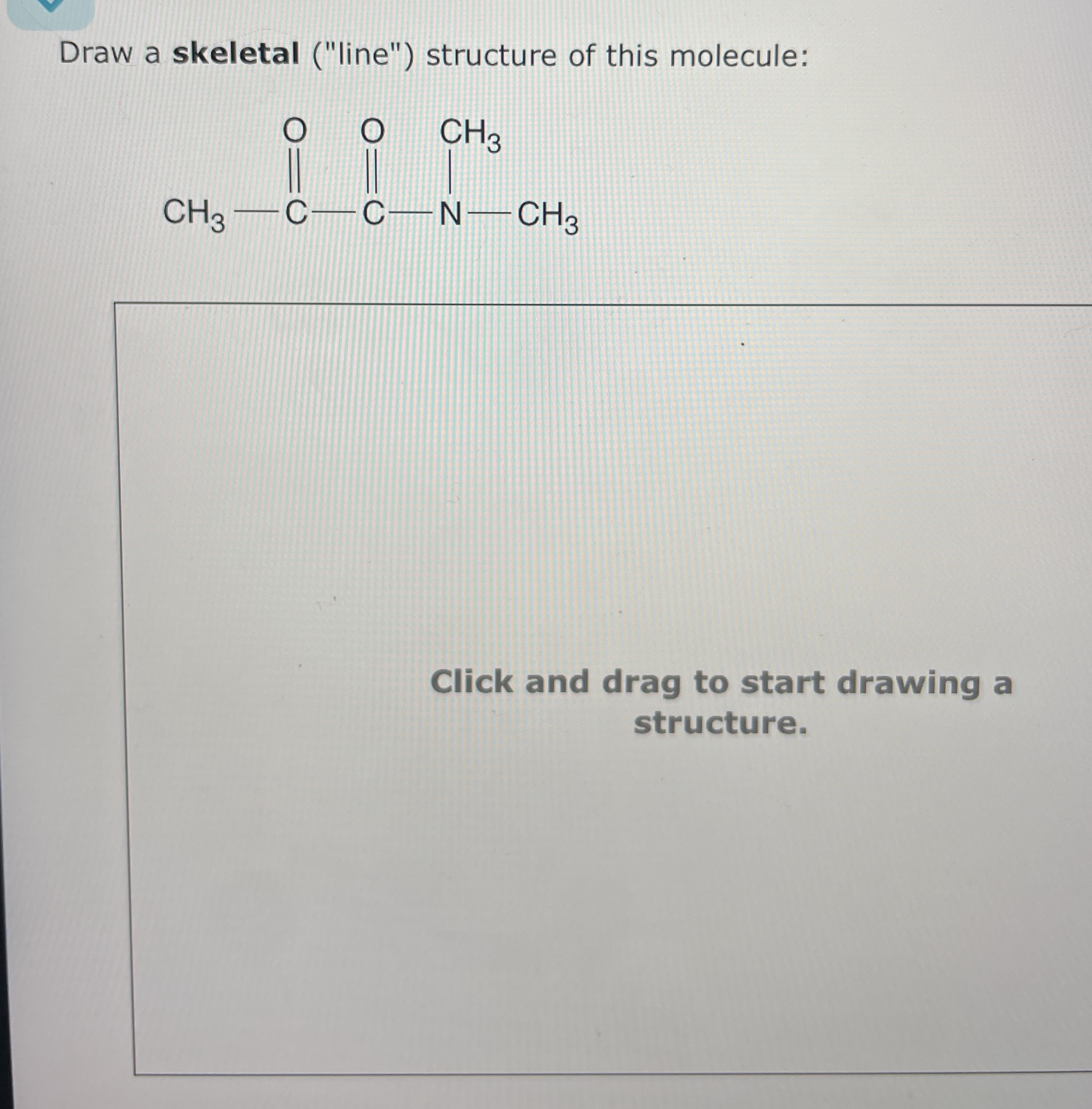 Solved Draw a skeletal ("line") ﻿structure of this | Chegg.com