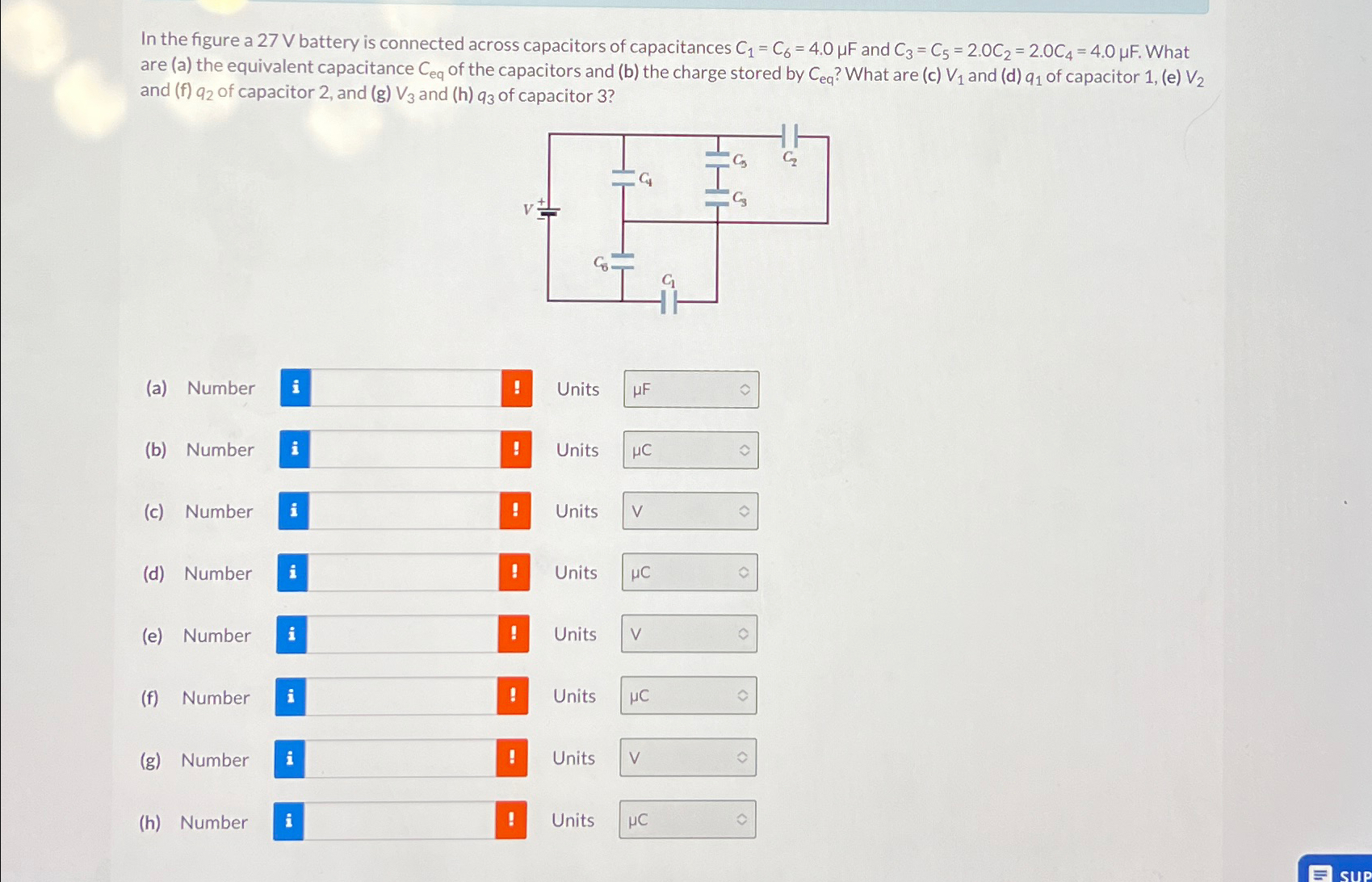 Solved In the figure a 27V ﻿battery is connected across | Chegg.com