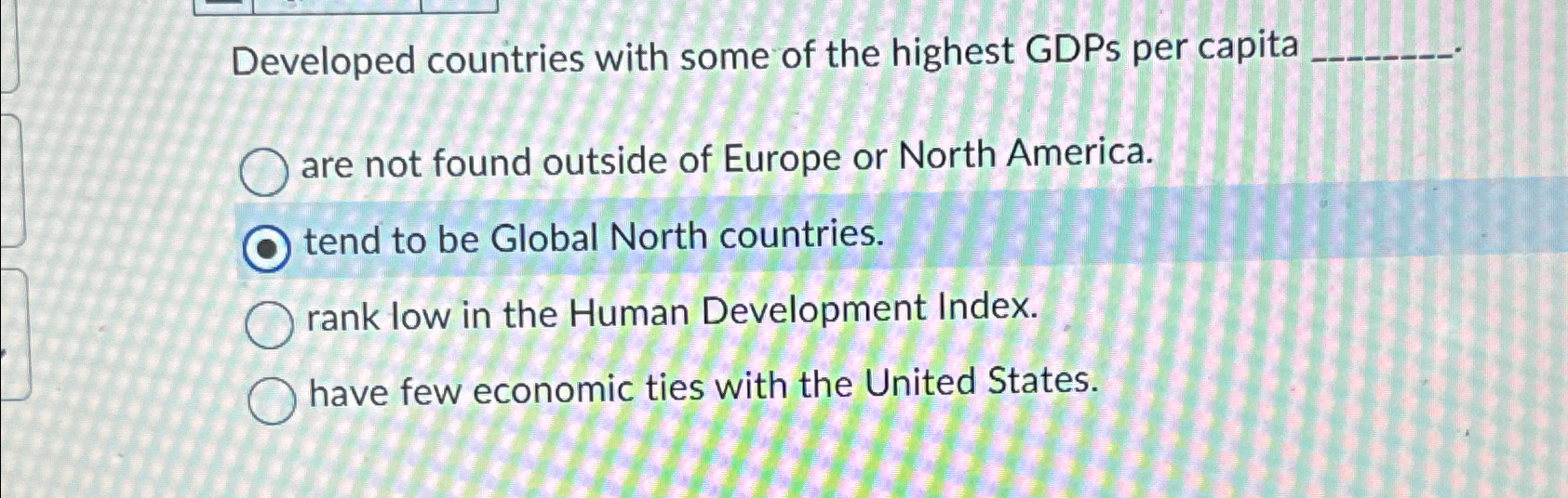 Solved Developed countries with some of the highest GDPs per | Chegg.com