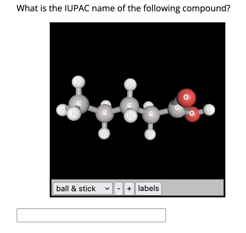 Solved What is the IUPAC name of the following compound? | Chegg.com