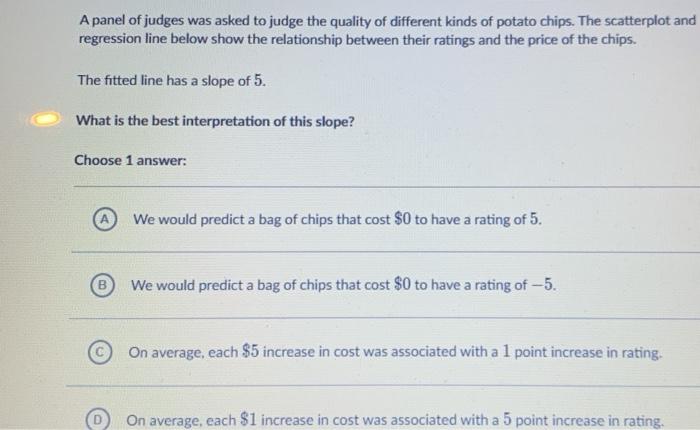 Solved A panel of judges was asked to judge the quality of | Chegg.com