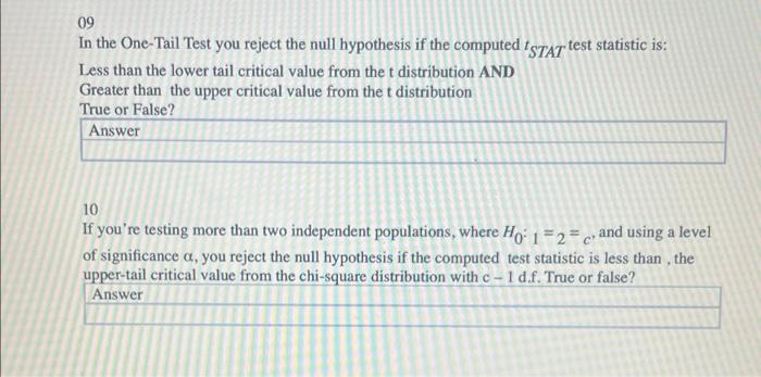 Solved The pooled-variance t Test for the difference between | Chegg.com