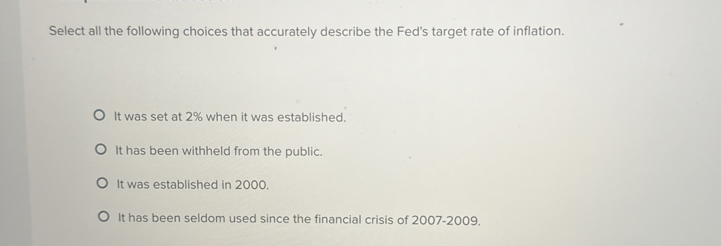 Solved Select all the following choices that accurately | Chegg.com