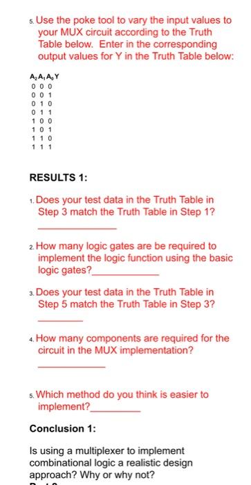Solved Introduction: We learned in class that a multiplexer | Chegg.com