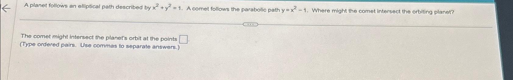 Solved A planet follows an elliptical path described by | Chegg.com