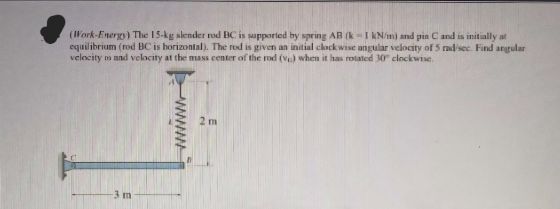 Solved (Kinematics) ﻿When Θ=30°, ﻿crank AB is rotating with | Chegg.com