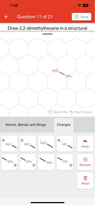 Solved Draw 2,2-dimethylhexane in a structural condensed | Chegg.com
