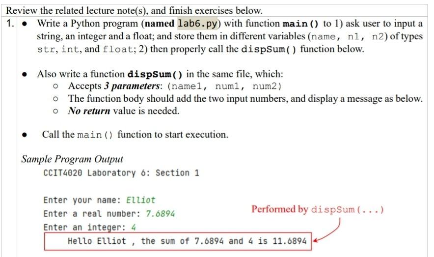 Solved eview the related lecture note(s), and finish | Chegg.com