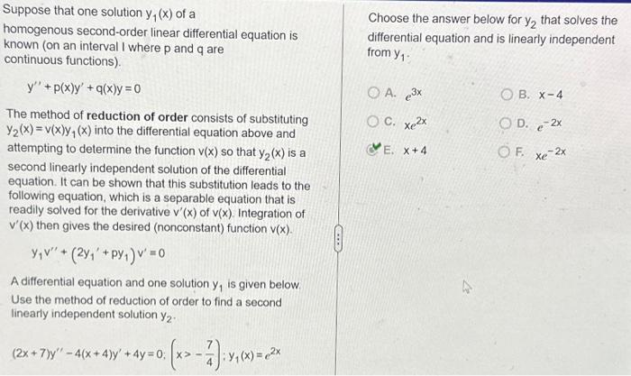 Solved explain why x + 4 is the correct answer and how to | Chegg.com