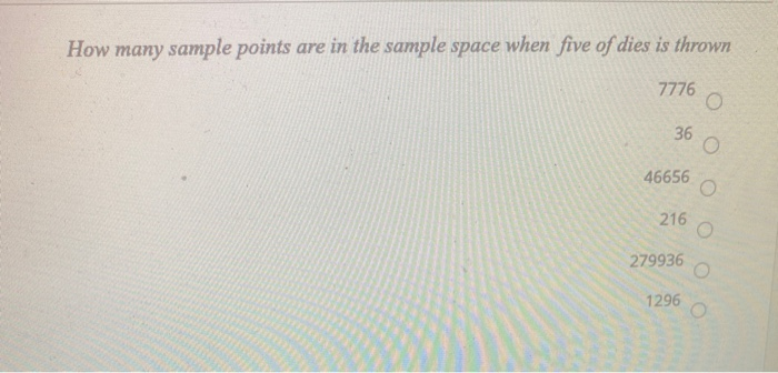 Solved How many sample points are in the sample space when | Chegg.com
