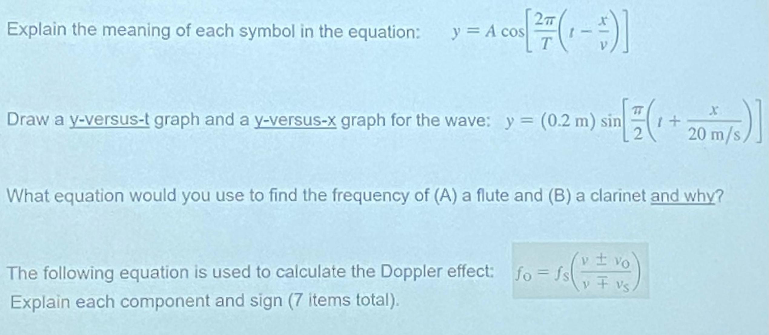 Solved Explain the meaning of each symbol in the equation: | Chegg.com