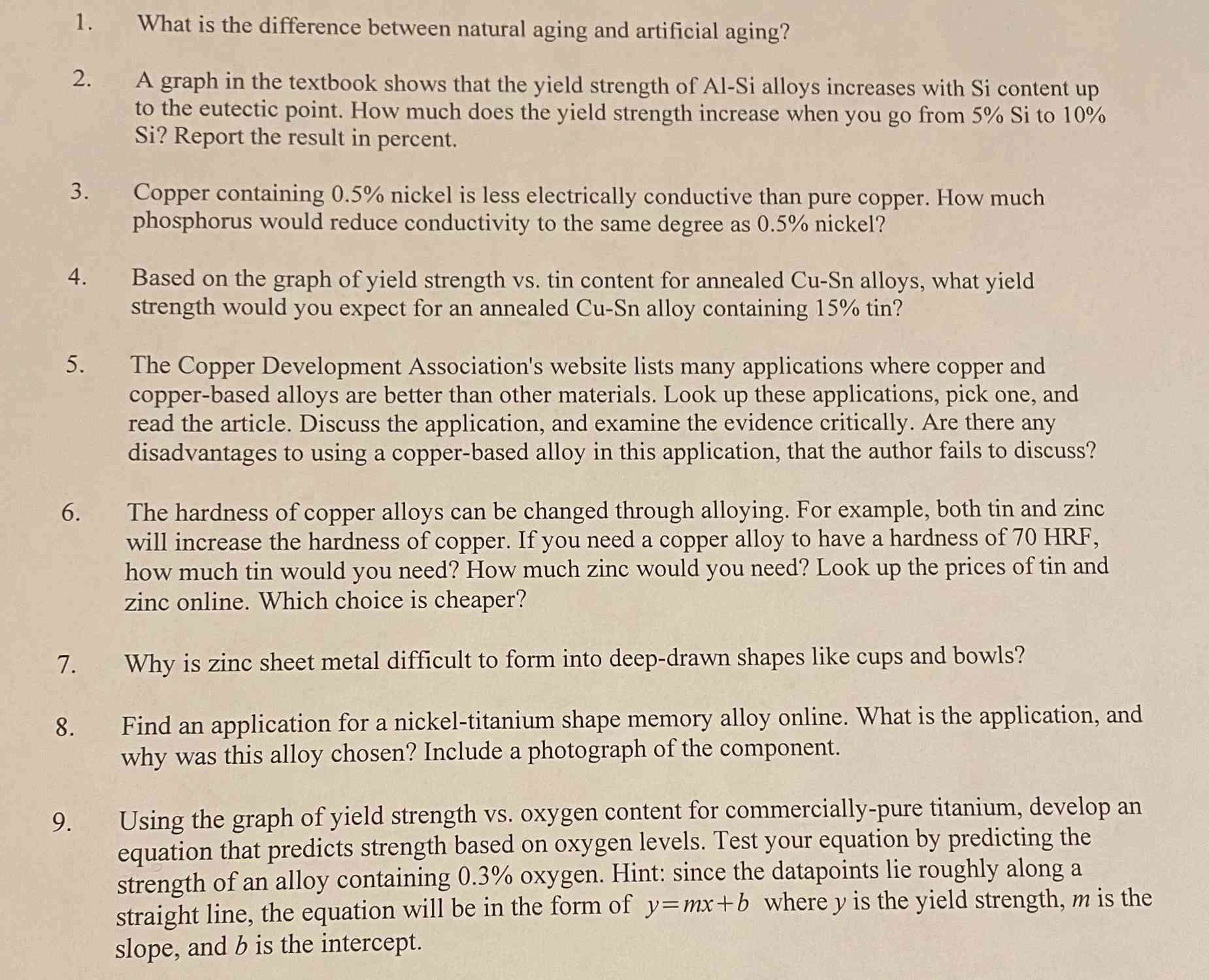 Solved Please answer questions 1 through 9. Show all work | Chegg.com Solved Please answer questions 1 through 9. Show all work | Chegg.com