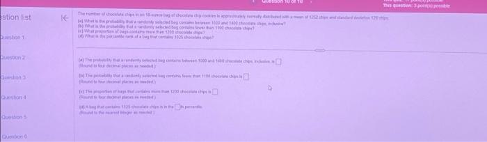Solved estion list Question 1 Question 2 Question 3 Question | Chegg.com