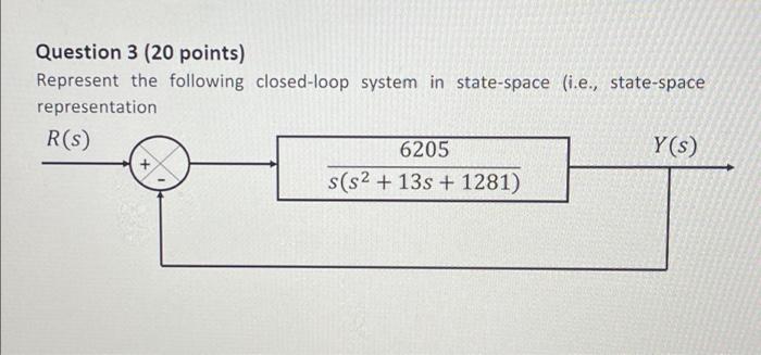 Solved Question 3 (20 points) Represent the following | Chegg.com