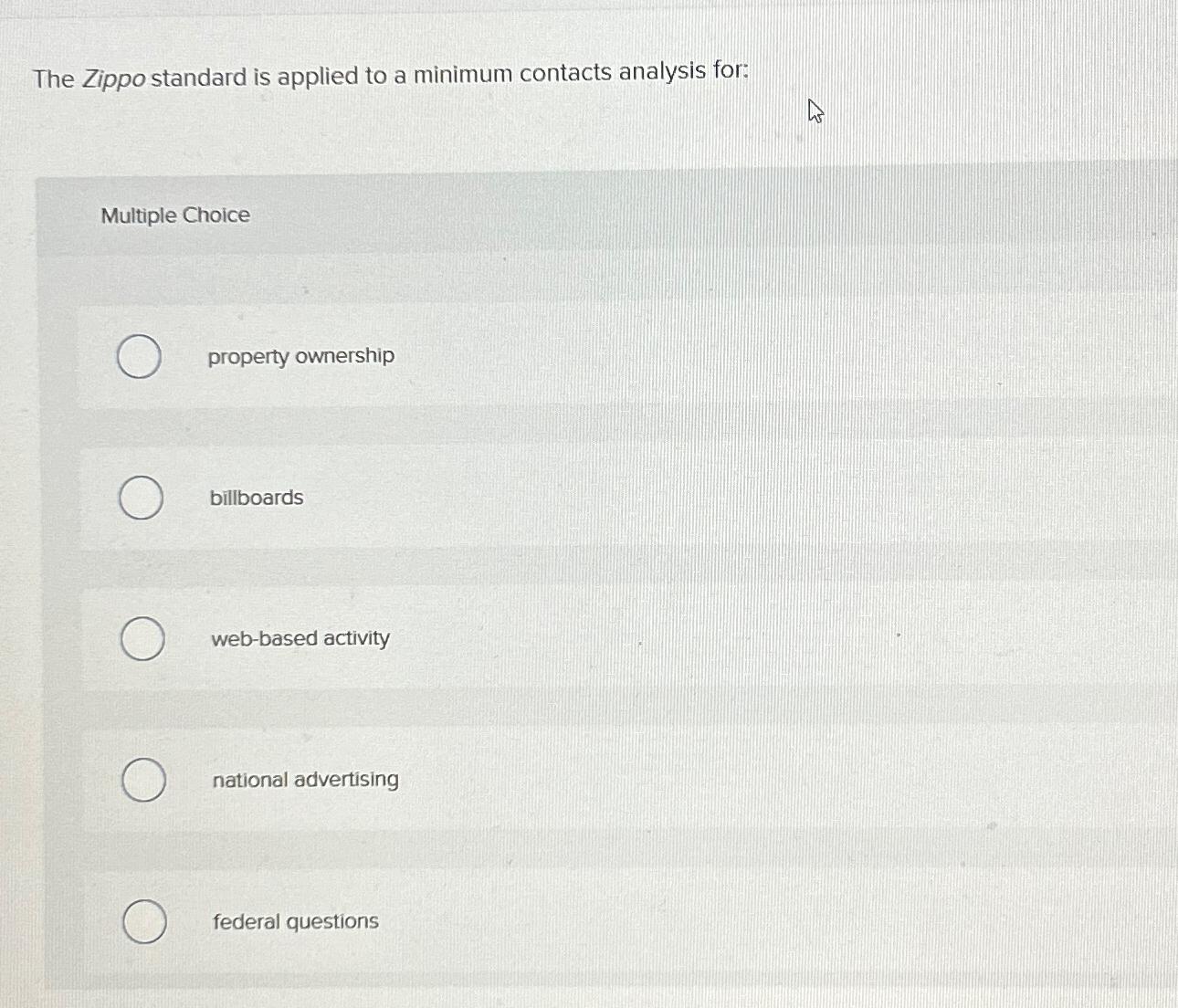 Solved The Zippostandard is applied to a minimum contacts | Chegg.com