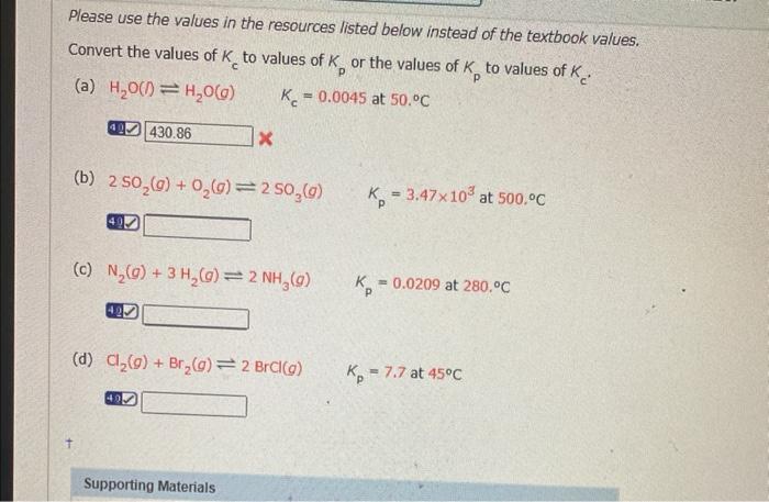 Solved Please use the values in the resources listed below | Chegg.com