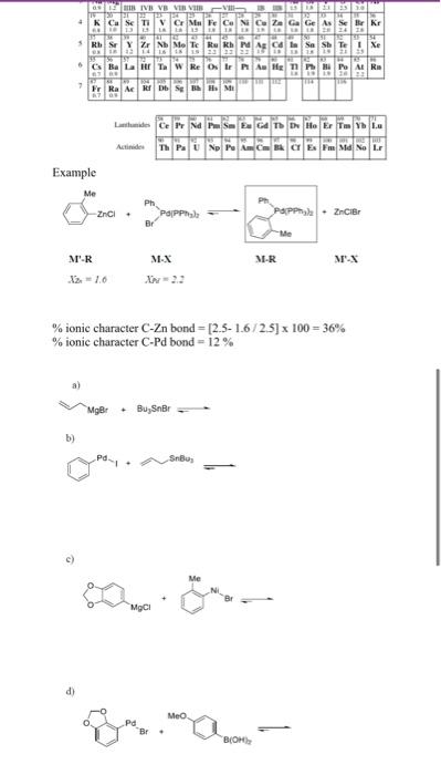 Solved 3. Transmetallation follows oxidative addition in a | Chegg.com