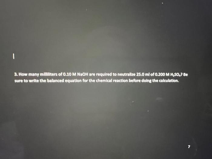 Solved Part I Additional Acid Base Problems 1 Identify The Chegg