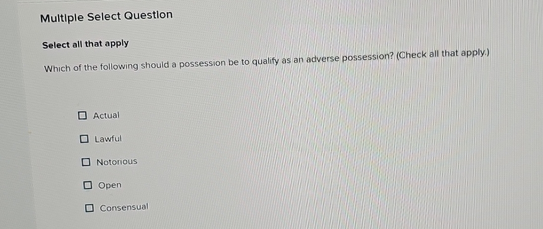 Solved Multiple Select QuestionSelect all that applyWhich of | Chegg.com