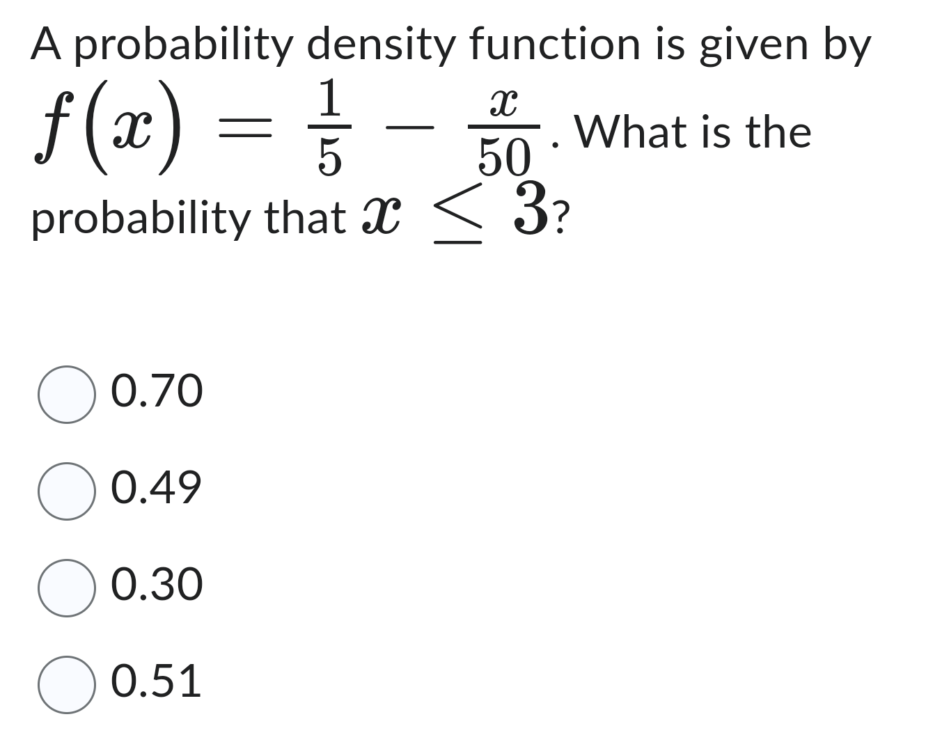Solved A probability density function is given by | Chegg.com