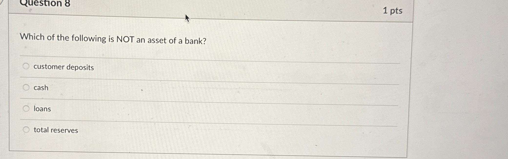 Solved Question 81 ﻿ptsWhich of the following is NOT an | Chegg.com
