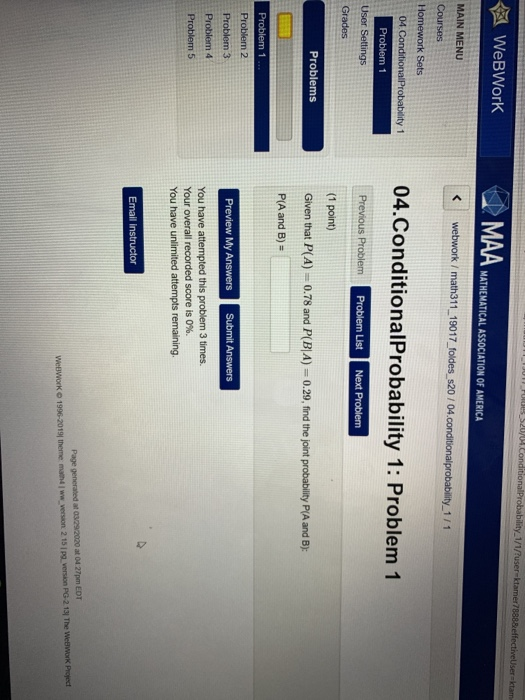 Solved IB_S2004. Conditional Probability | Chegg.com