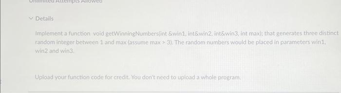 Solved in c++ Implement a function void | Chegg.com