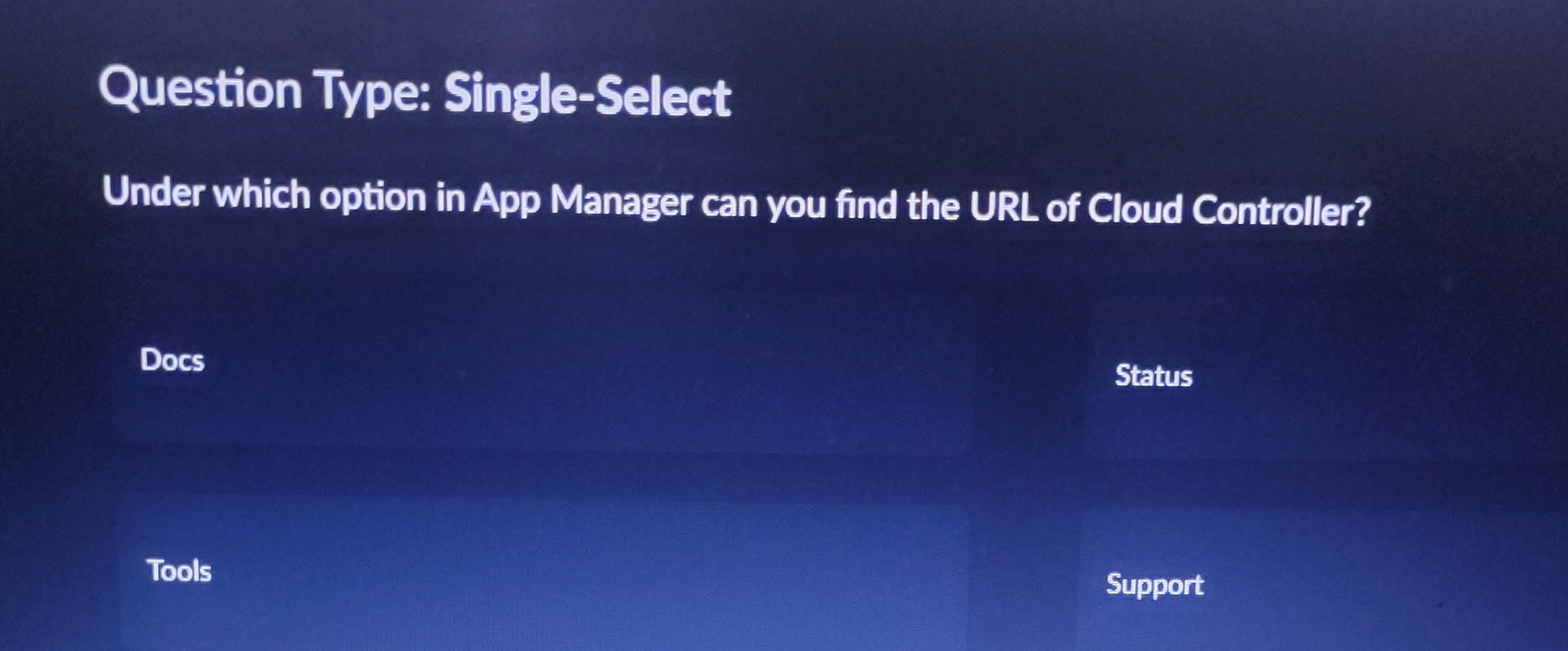 Solved Question Type: Single-SelectUnder which option in App | Chegg.com